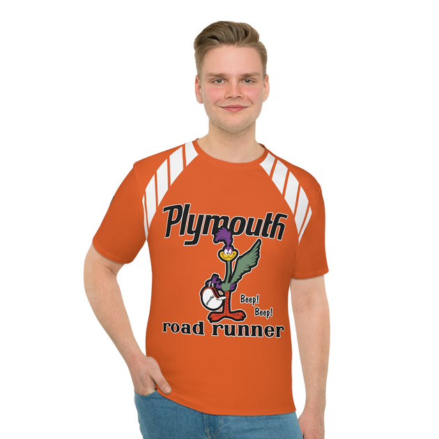 71 - 73 Road Runner Men's Loose T-shirt mango/white – MotorCityHardware